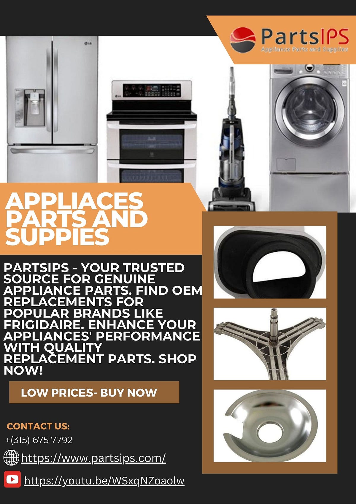 Appliances Parts and Supplies- PartsIPS | by Jhon Bruce | Medium