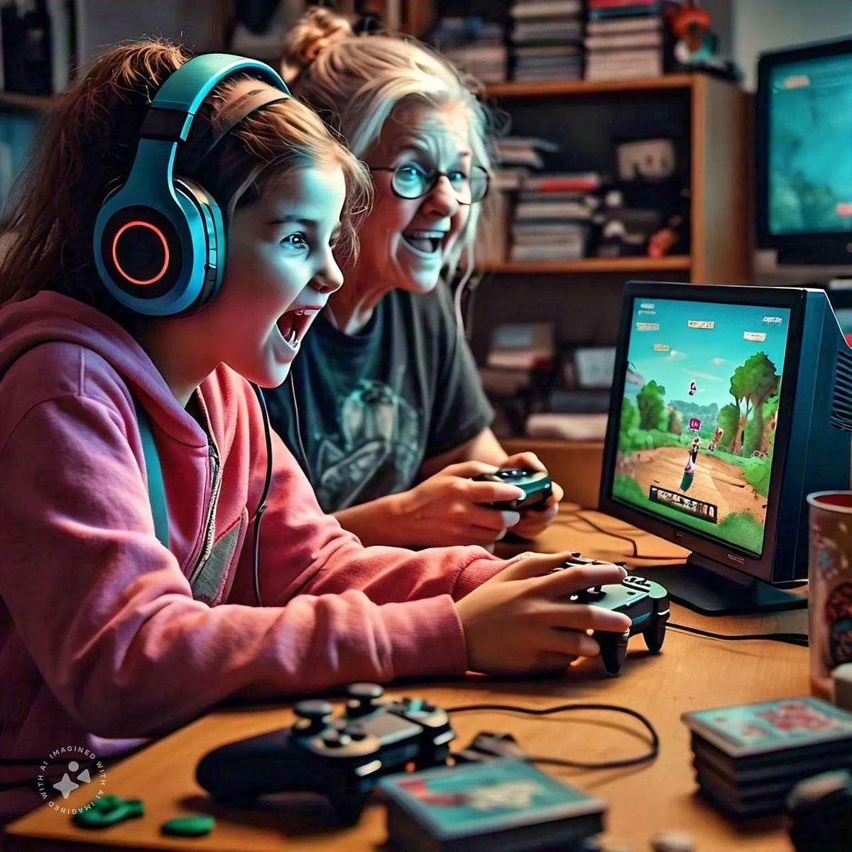 Girls at play — how girls play games 😎🎯😆 | by Maryam Sheraz | Jul, 2024 ...