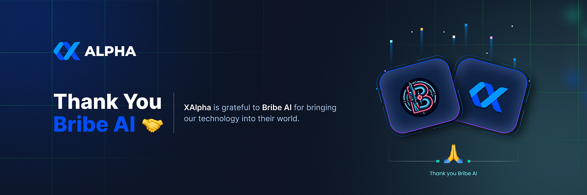 We are excited to see BribeAI utilizing our $XALPHA extension for AI analytics on $BRAI ...