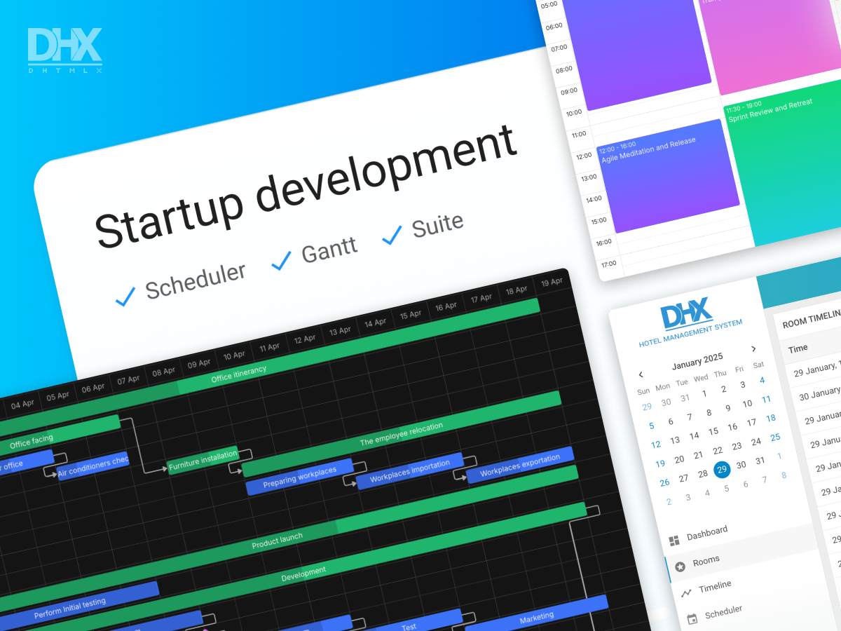 Accelerating Startup Development: Benefits and Examples of Using DHTMLX JavaScript Components ...