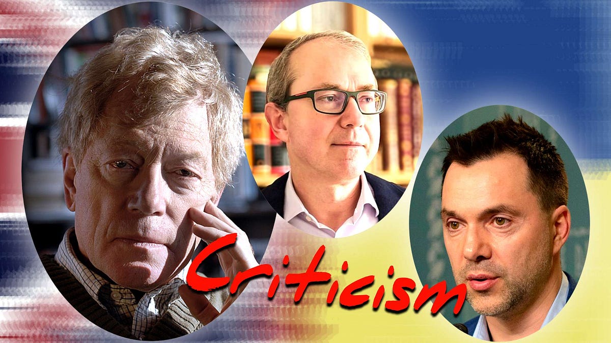 Arestovych And Baumeister: The Main Critics Of Ukraine’s Fate | by Ilya ...