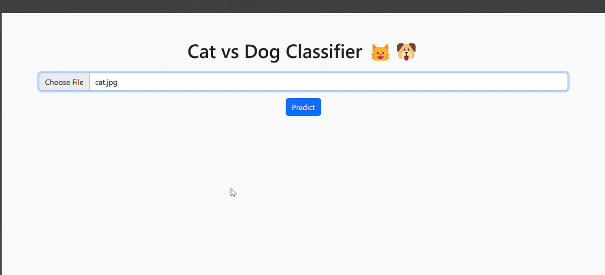 Dog vs cat image classifier using deep learning web application | by Chirag Mehta | Apr, 2025 ...