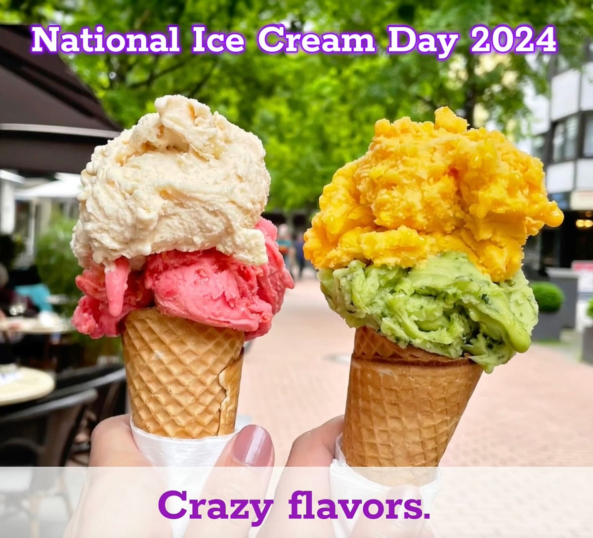Today is National Ice Cream Day 2024. How am I celebrating? With this ...