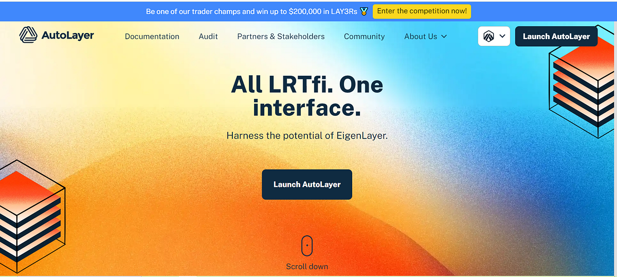 AutoLayer is the premier LRTfi hub on Arbitrum .explaining | by levanphap | May, 2024 | Medium