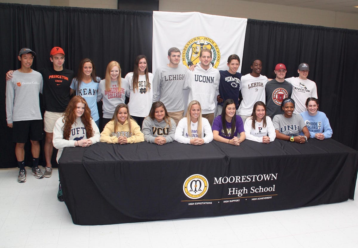 Moorestown student-athletes sign on to play in college | by Kristen ...