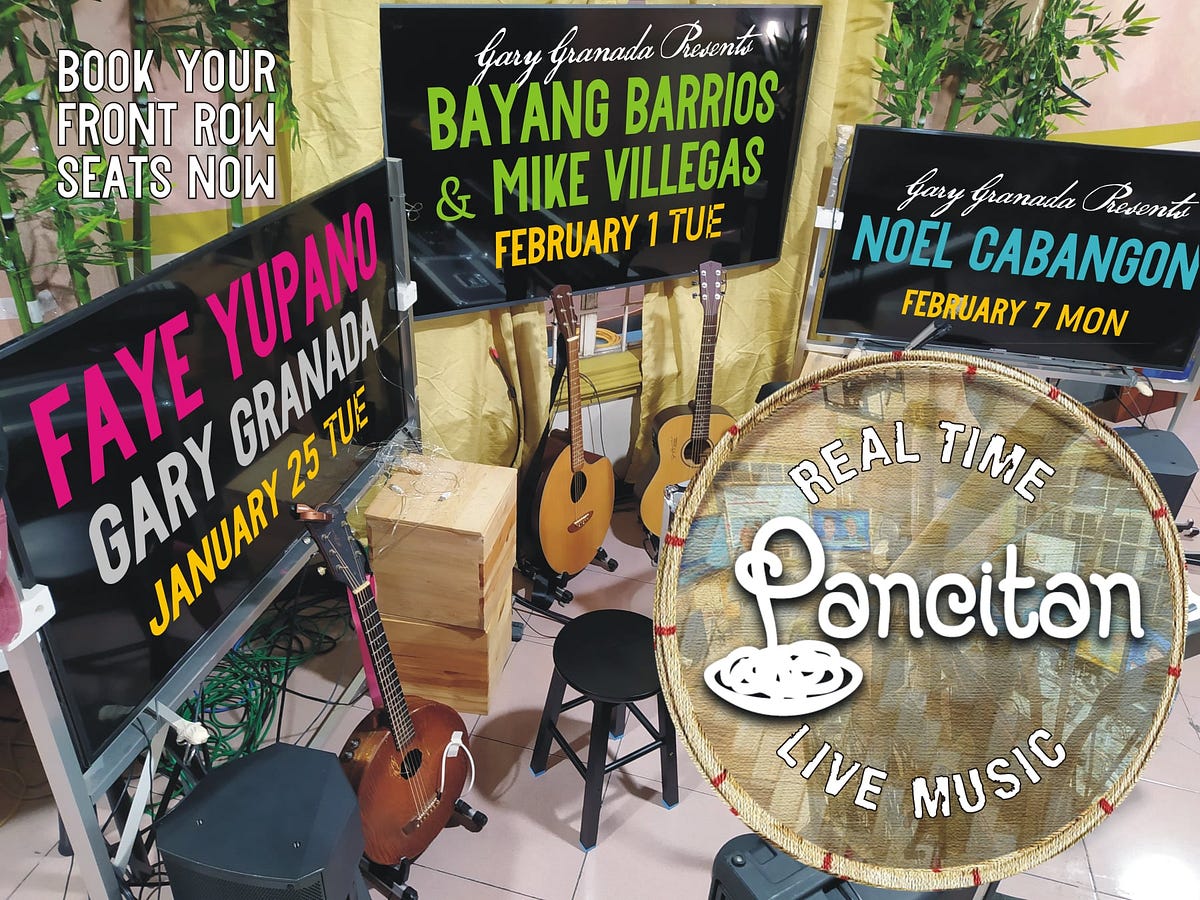 Gary Granada presents Bayang Barrios and Mike Villegas at Pancitan: A ...