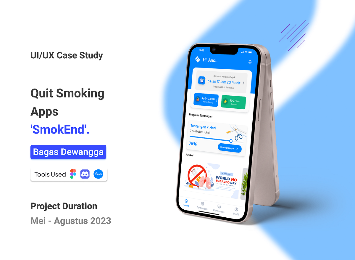 Case Study: Quit Smoking App Product Design | by Bagasdewangga ...