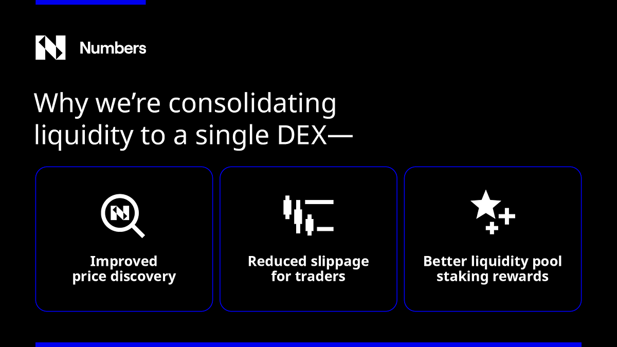 Numbers Consolidating Liquidity to a Single DEX: Why and How It Will ...