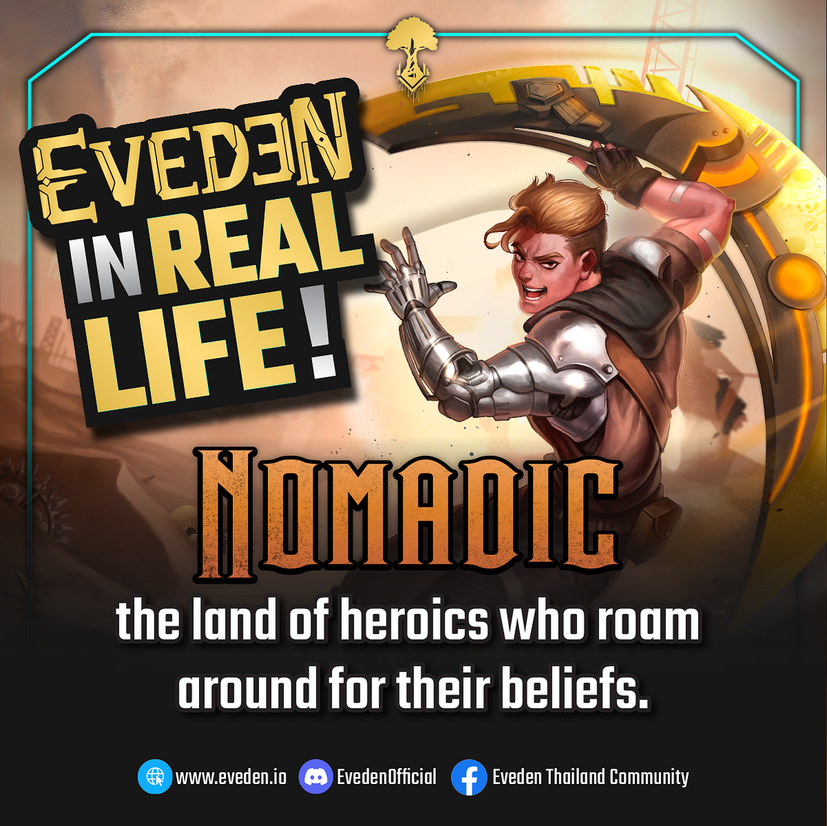 Faction “Nomadic” in real life!! - Eveden: Next Level Card Game - Medium