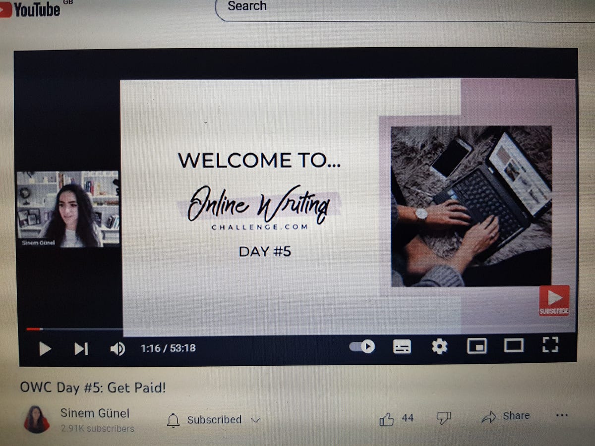 What I learned during the Online Writing Challenge by Sinem Gunel — Day ...
