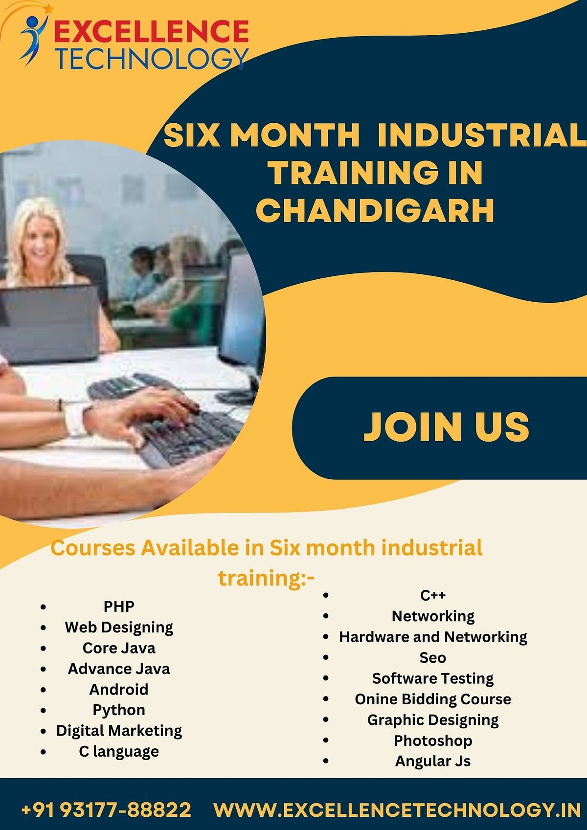 Six Month Industrial Training in Chandigarh | by Excellence Technology ...