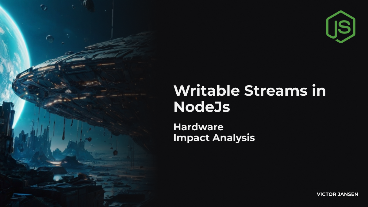 Writable Streams in NodeJs— Hardware Impact Analysis | by Victorfjansen | Medium