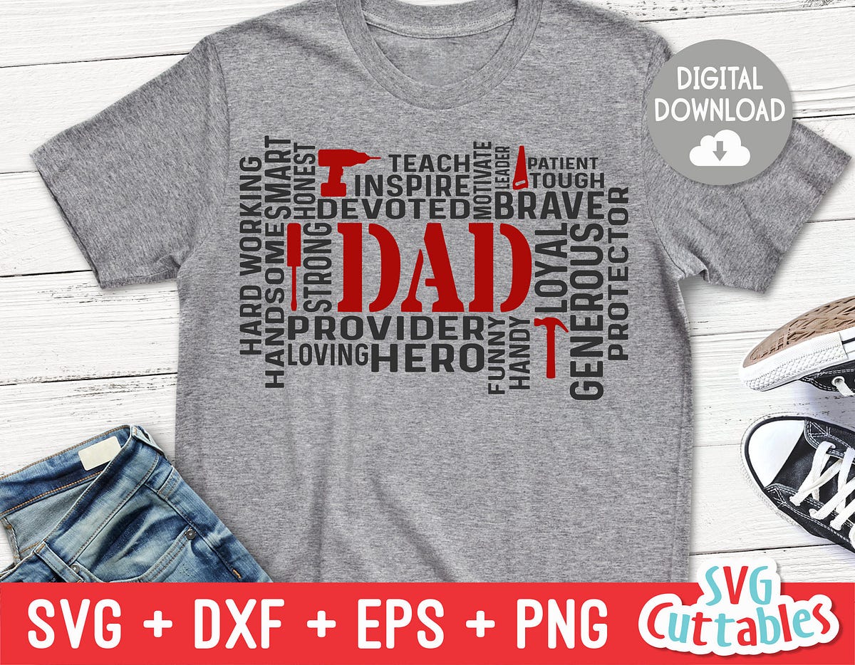 Dad word art svg — Father’s Day — Dad SVG — Dad Subway Art — Cut File ...