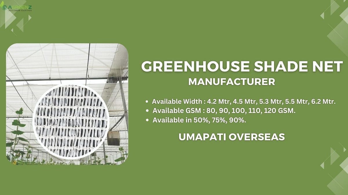 The Power of Shade: How a Greenhouse Shade Net Can Transform Your Plant ...