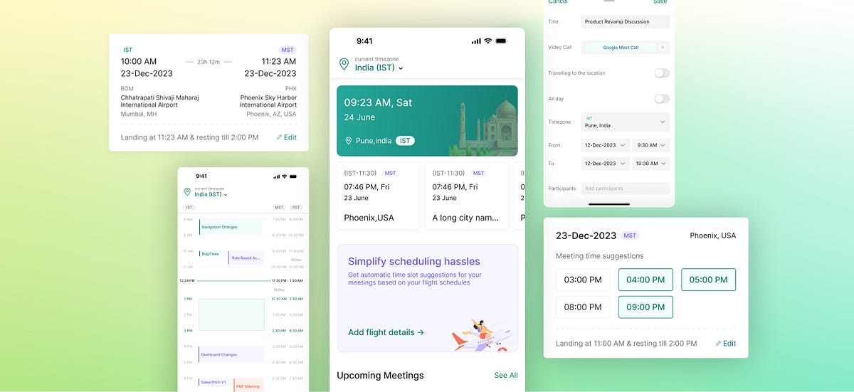 Overcoming Time Zone Mess — UX Case Study | by Vishwesh Navtake | Medium