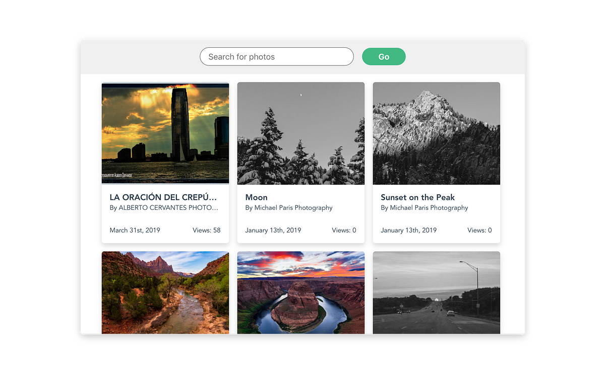 Simple Photo App with Vue.js, Axios and Flickr API — Part 1 | by Nathan Magyar | Medium