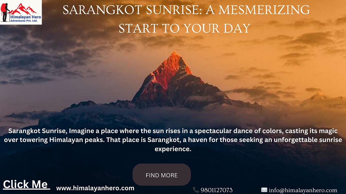 SARANGKOT SUNRISE: A MESMERIZING START TO YOUR DAY - Rukesh Weblinknepal - Medium