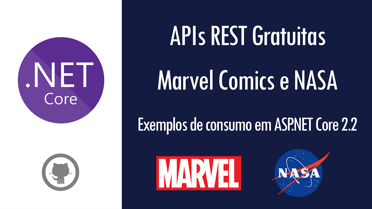 APIs REST gratuitas da Marvel e NASA: exemplos em ASP.NET Core 2.2 | by Renato Groffe | Medium