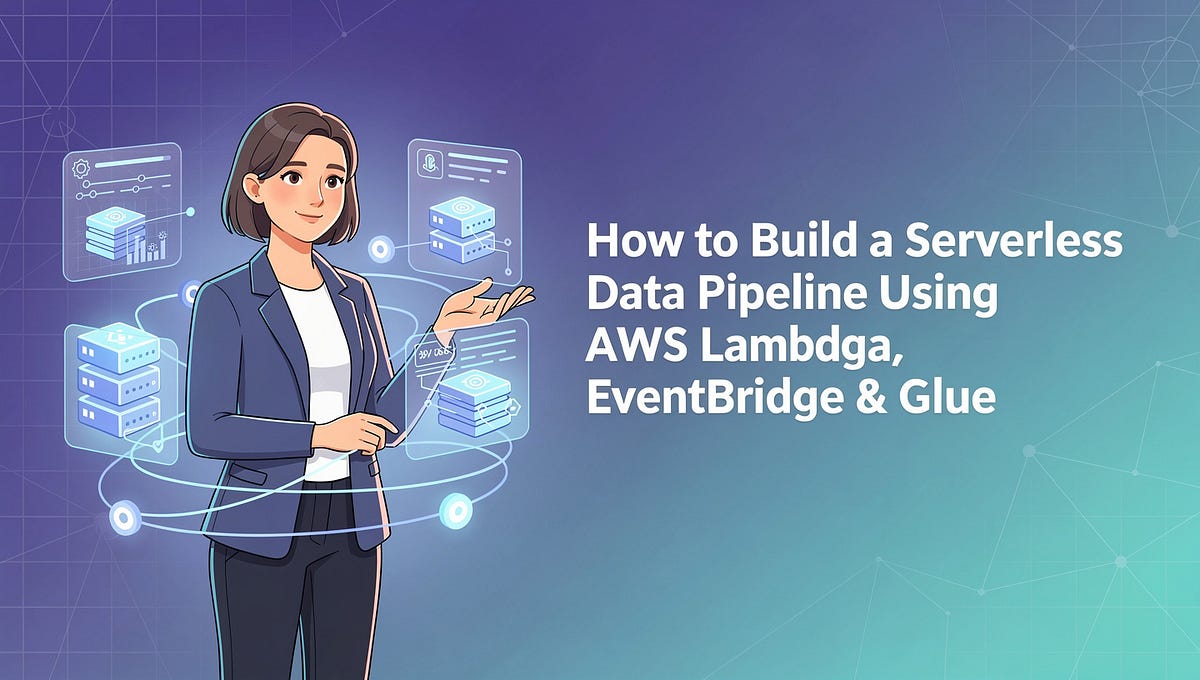 How to Build a Serverless Data Pipeline Using AWS Lambda, EventBridge & Glue | by Samantha Blake ...
