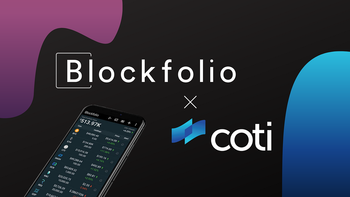COTI is now live on Blockfolio Signal! | by COTI | COTI | Medium