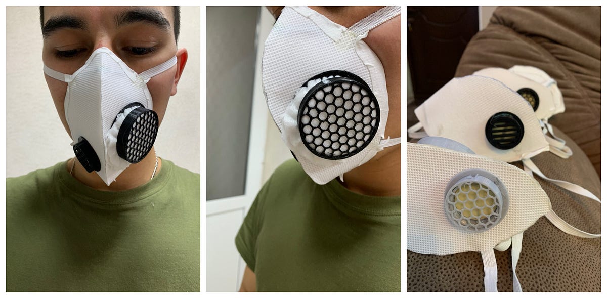 DIY 3D printed virus protection mask from scratch | by grinder brad ...