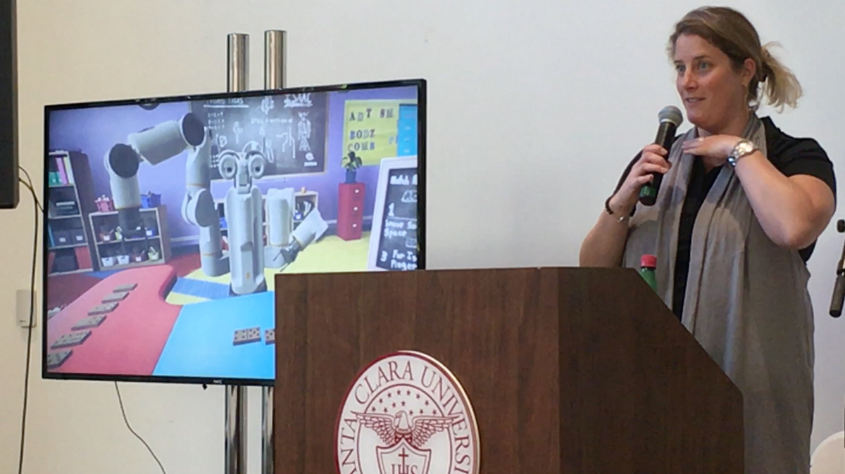 NVIDIA’s Victoria Rege speaks to SCU students, faculty, and staff on ...