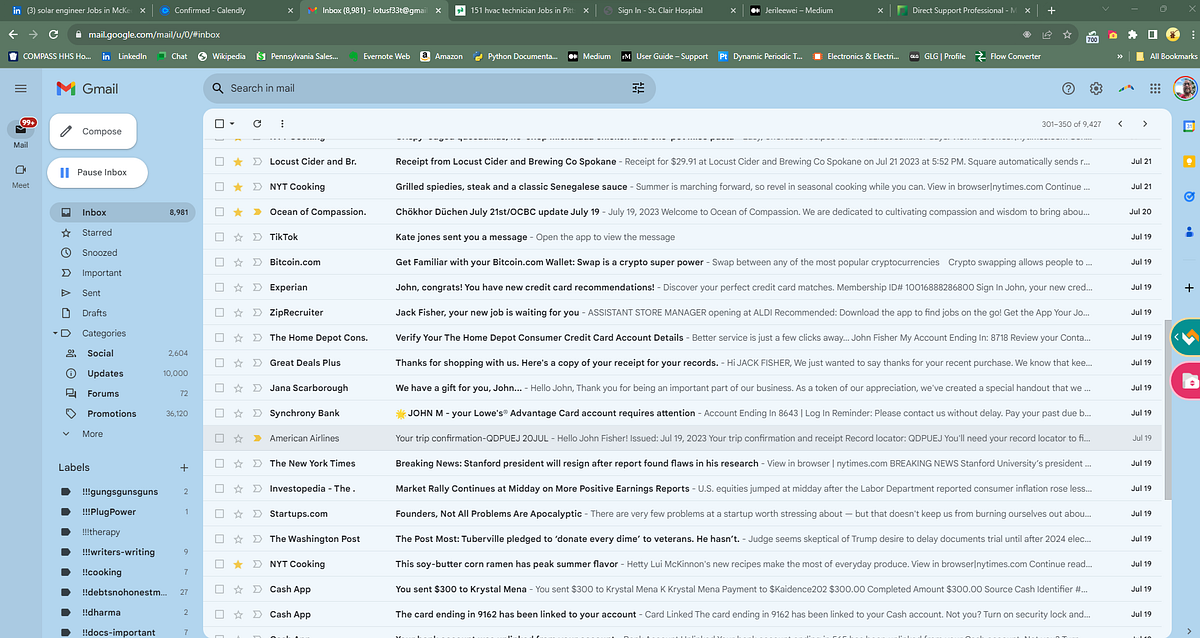 Zero Inbox (GTD). There is no less romantic task than… | by Jack ...