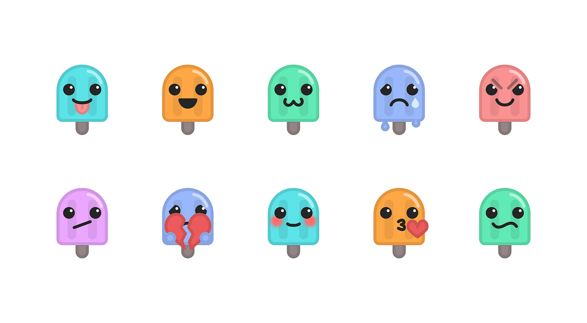 Ice Pops. A smiley pack I created for the Summer… | by Suhaila ...