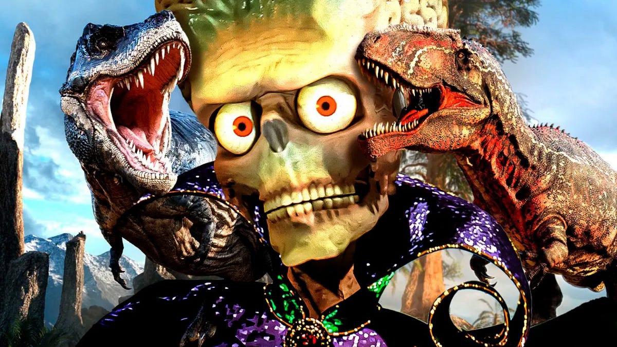Mars Attacks Was Originally About A Dinosaur Attack (But The Lost World ...