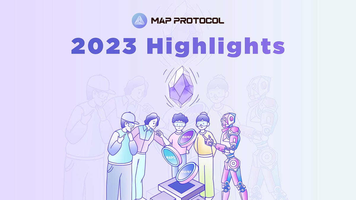 Bitcoin Layer2 Map Protocol 2023 A Year In Review By Map Protocol 🟣 Bitcoin Layer 2 Dec