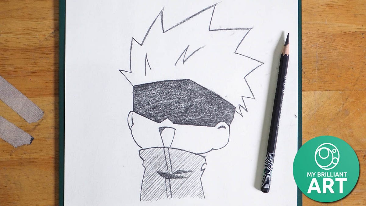 Cute Gojo Satoru — Easy Drawing Tutorial | by Anime Drawing | Medium