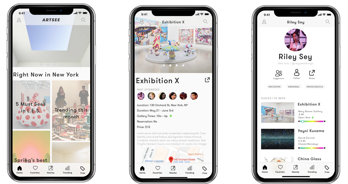 ARTSEE Case Study: Designing an art exhibition discovery app | by Stacy ...