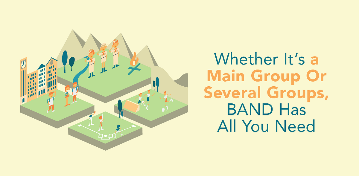 Managing Multiple Groups on BAND. BAND Tips for Big Organizations with ...