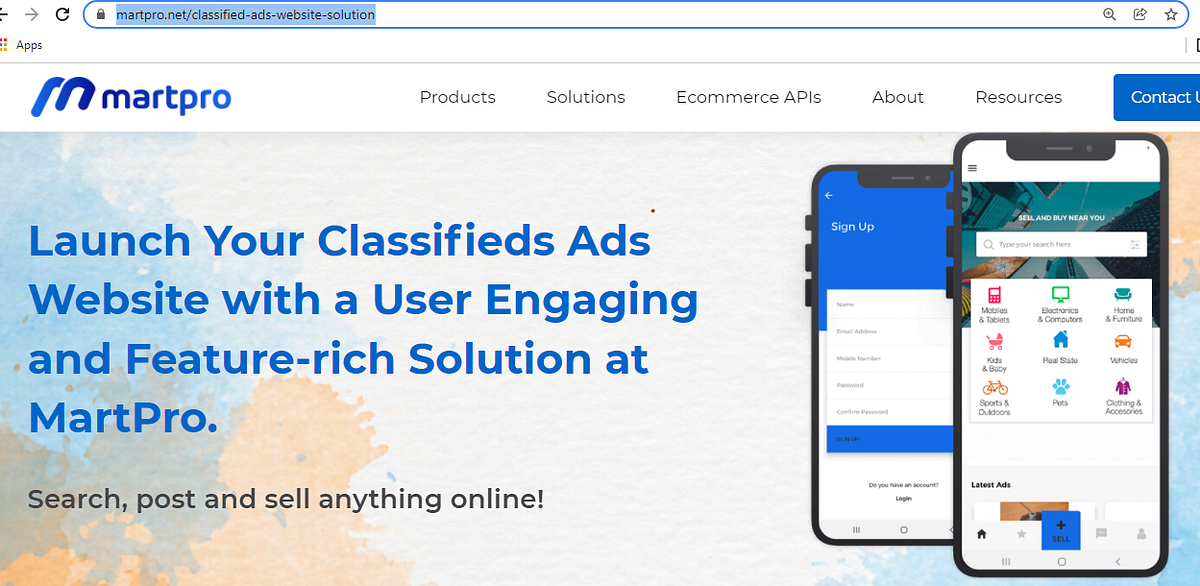 Classified Ads Website Solution. Classified Ads Marketplace That Caters ...