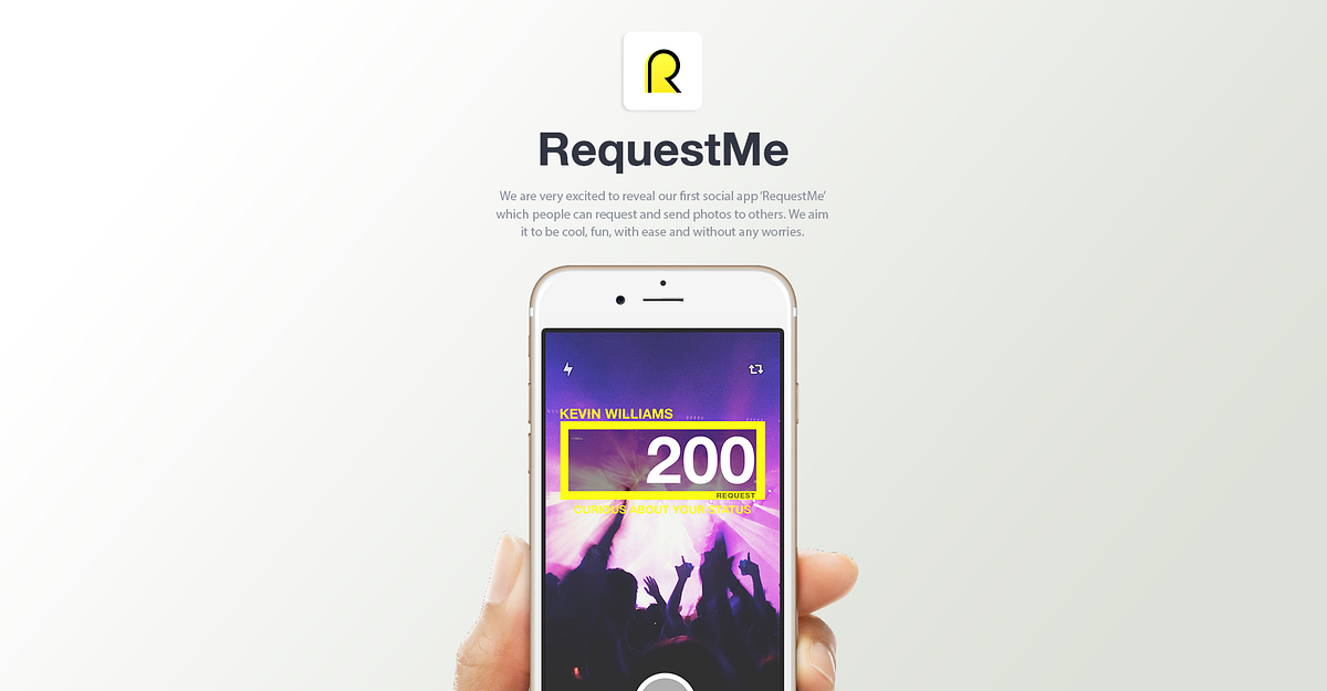 Request now! RequestMe. We are very excited to reveal our first… | by ...