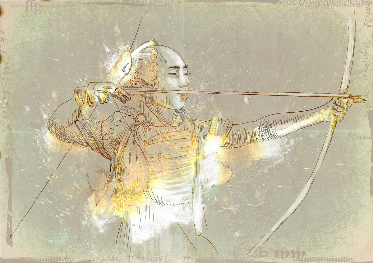 Goal Setting & Zen Archery. An enlightened Buddhist monk took one… | by ...