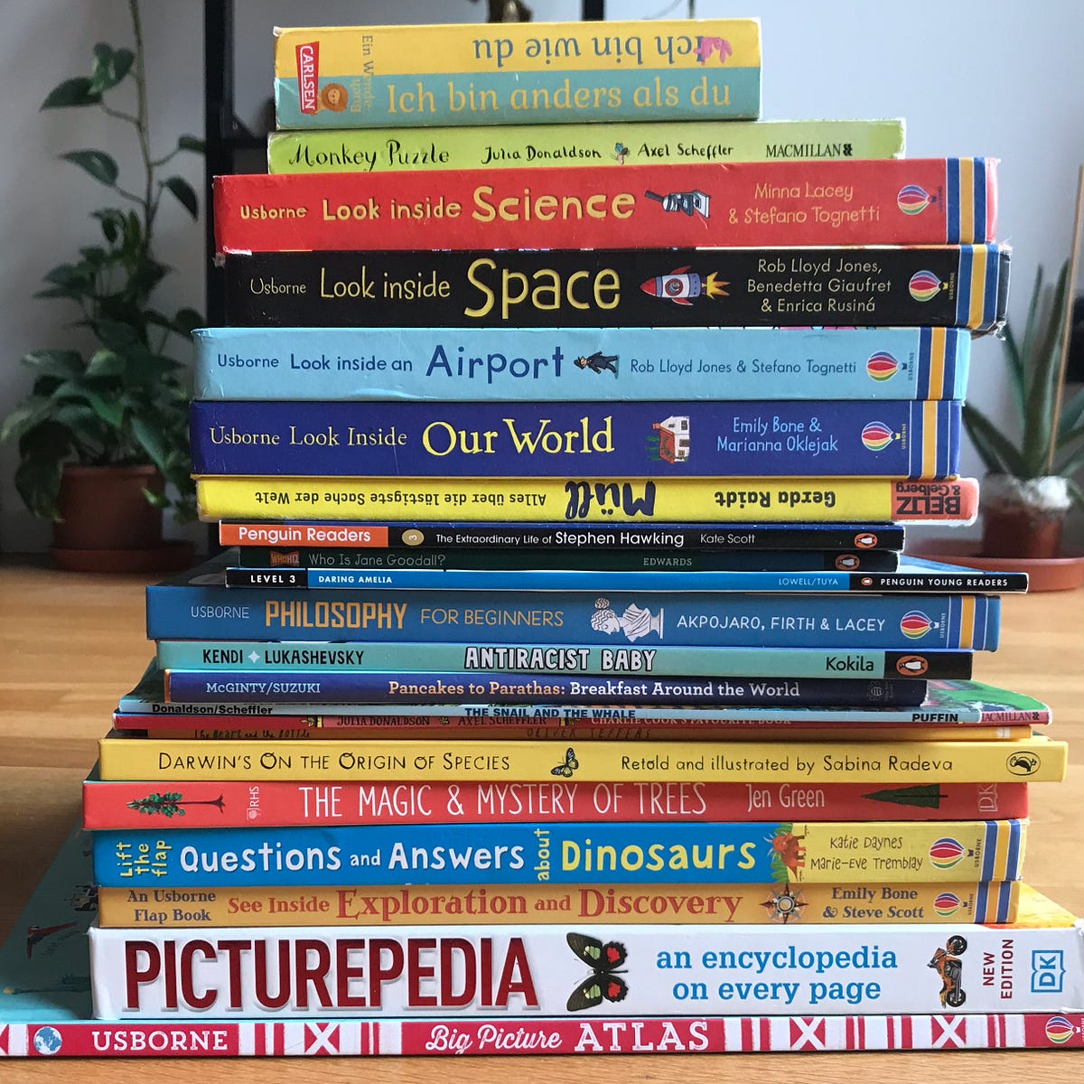 Books for curious little minds. Few books from our home library. | by ...
