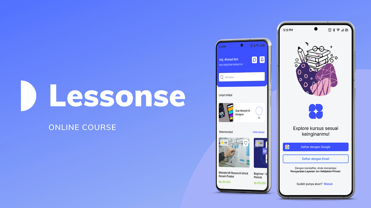 Lessonse Apps. Lessonse adalah aplikasi online course… | by Geluh ...