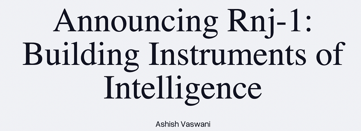 Papers Explained 505: Rnj-1. Rnj-1, named in homage to Ramanujan and ...