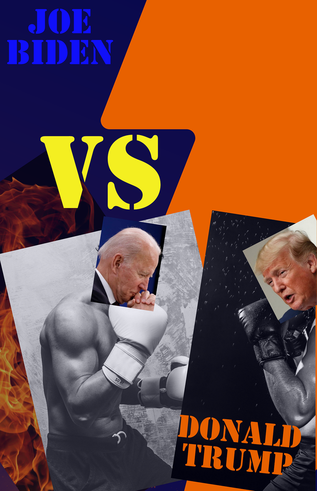 President Joe Biden VS former president Donald Trump in the 2024 ...