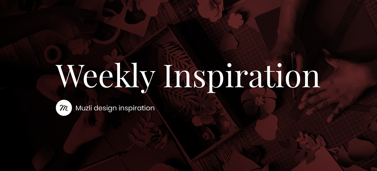 Weekly Inspiration For Designers #184 | by Muzli | Muzli - Design ...