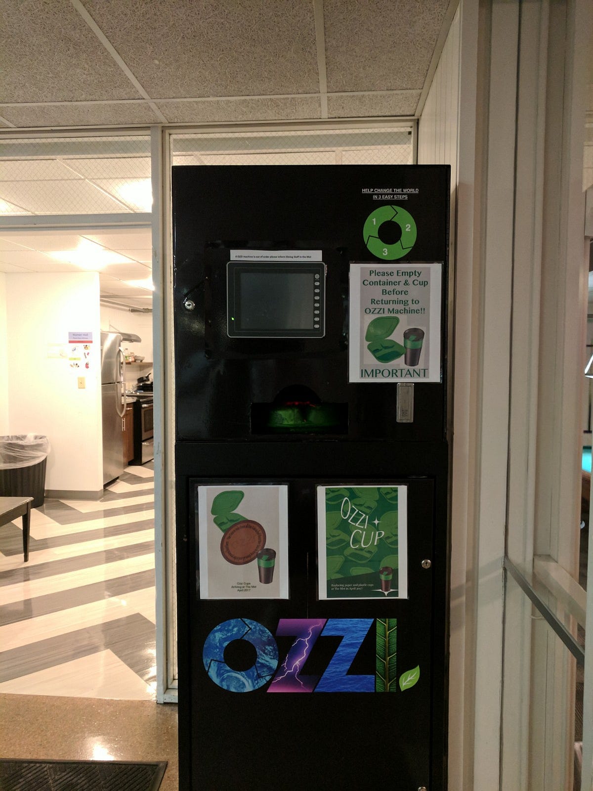 Ozzi Machine. Ozzi Box is a recyclable take-out box… | by Dasol Kim ...