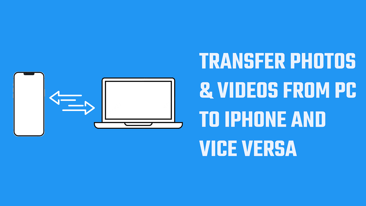 Transfer Photos, videos, and files from PC to iPhone or iPhone to PC ...