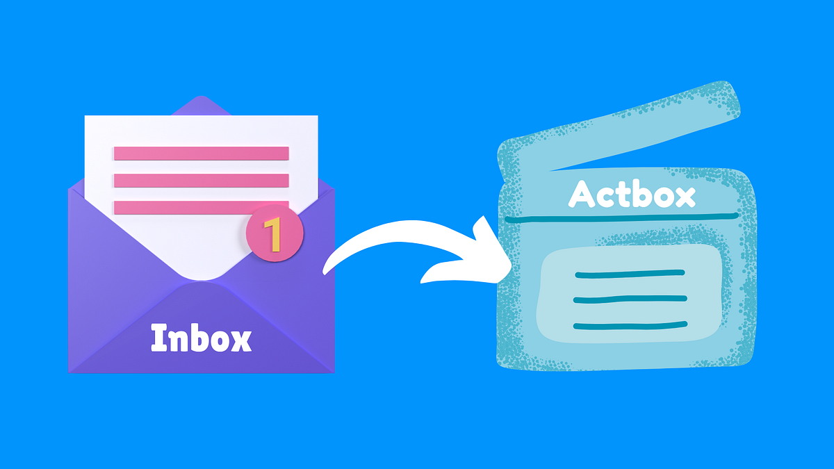 From Inbox to Actbox. Experimenting with an action-oriented… | by Sumit ...
