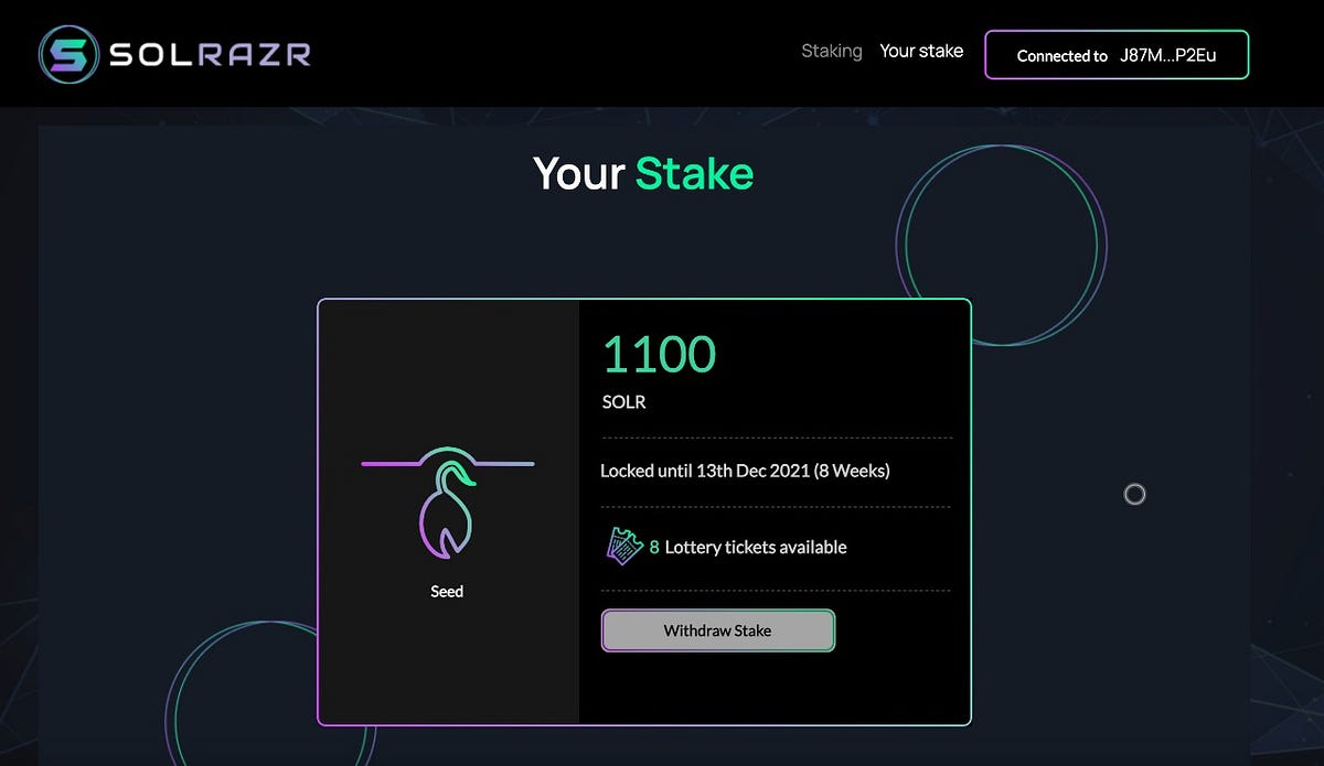 When SOLR Staking? Now!. Hello SolRazrs, | by RazrFi | Medium