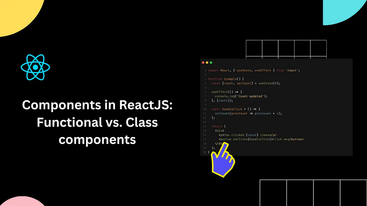Components In Reactjs Functional Vs Class Components By Webclues Infotech Javascript In 7043