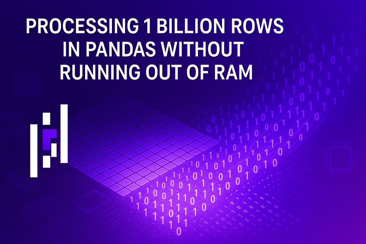 Processing 1 Billion Rows in Pandas Without Running Out of RAM | by ...
