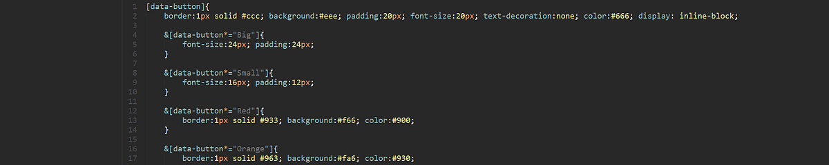 The Benefits of CSS & Html Components with Attribute Selectors : Namespacing / Nesting ...