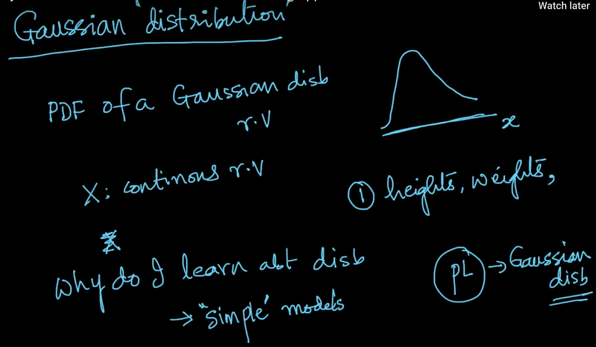 Gaussian/Normal distribution & it’s PDF (Probability Density Function) for Machine Learning ...