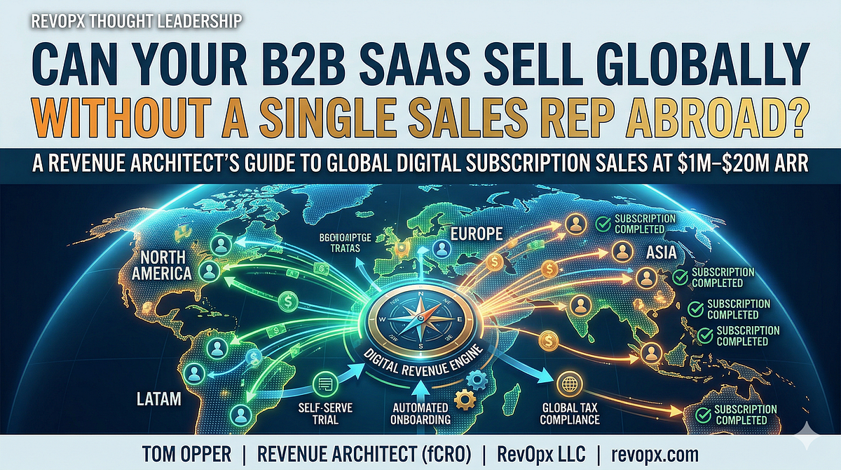 Can Your B2B SaaS Sell Globally. Without a Single Sales Rep Abroad ...
